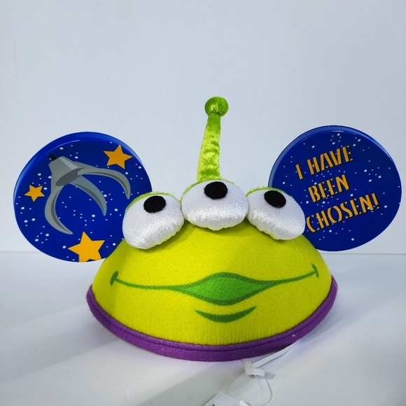 Disney | Accessories | Nwt Disney Ear Hat Toy Story Pixar Alien Blue ...